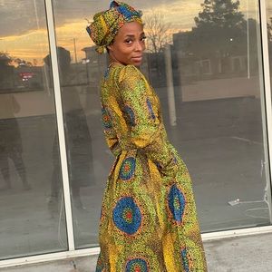 veroex | Dresses | African Clothing For Women Ankara Long Sleeve Mid ...